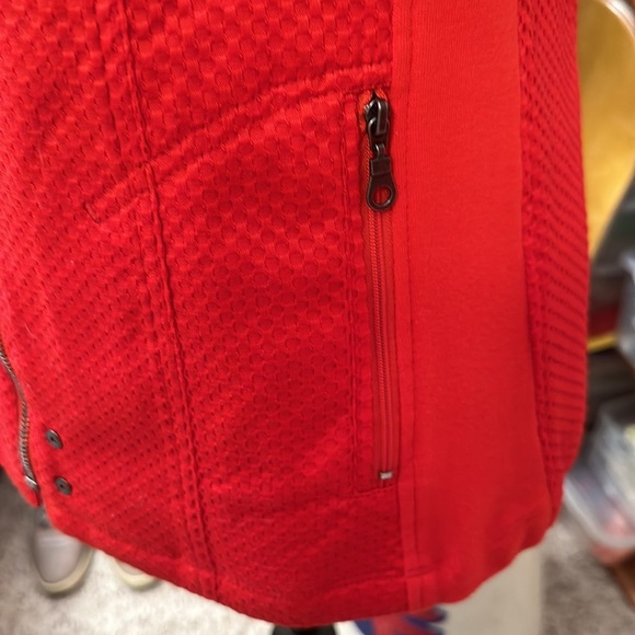 Tribella | Jackets & Coats | Tribella Red Zip Up Jacket Nwt | Poshmark